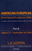 American/European Painting and Sculpture 1986. Part II