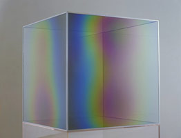 Larry Bell: Vapor Drawings on PAPER and GLASS. New Sculpture
