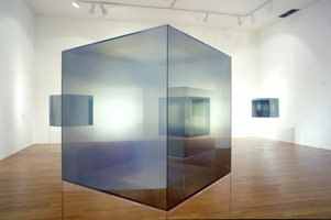 Larry Bell: Vapor Drawings on PAPER and GLASS. New Sculpture