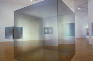 Larry Bell: Vapor Drawings on PAPER and GLASS. New Sculpture