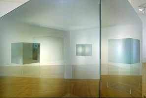 Larry Bell: Vapor Drawings on PAPER and GLASS. New Sculpture