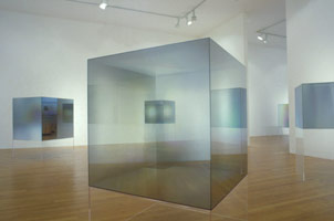 Larry Bell: Vapor Drawings on PAPER and GLASS. New Sculpture